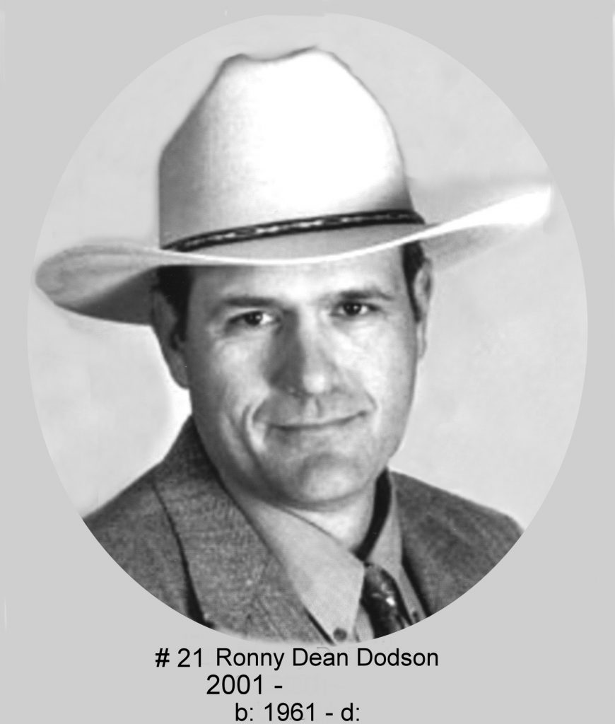 Ronny Dean Dodson – The Old Sheriffs Museum and Research Center